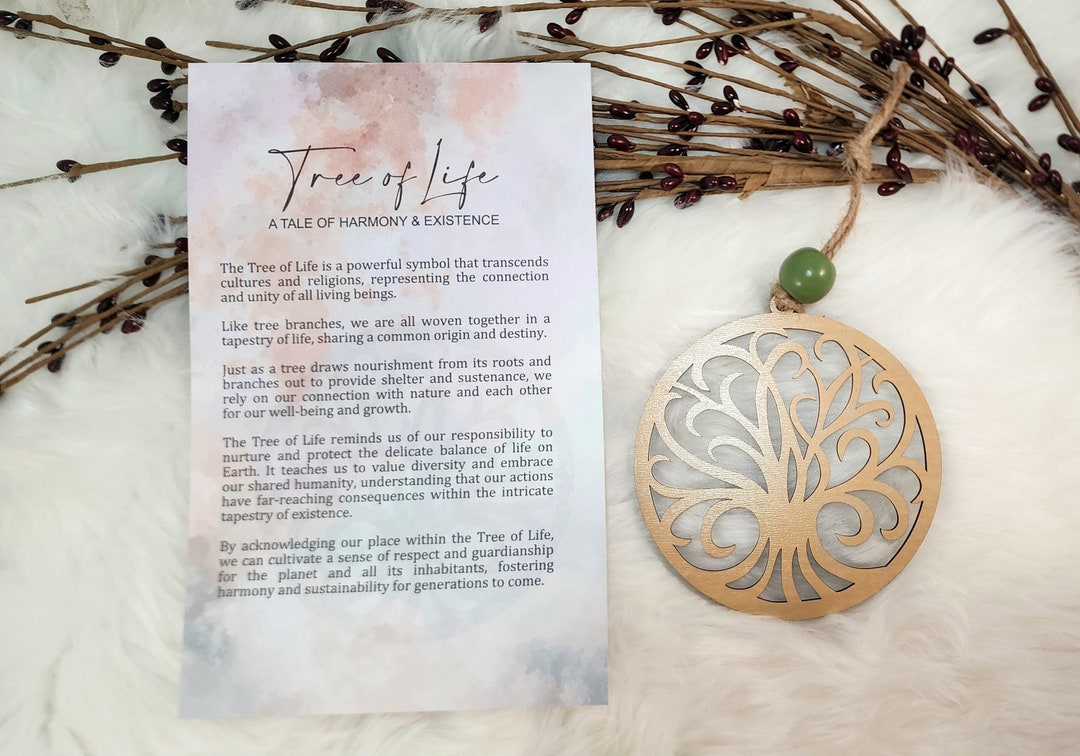 Tree of Life Ornament – Divine Family Tree, Personalized Family Gift ...