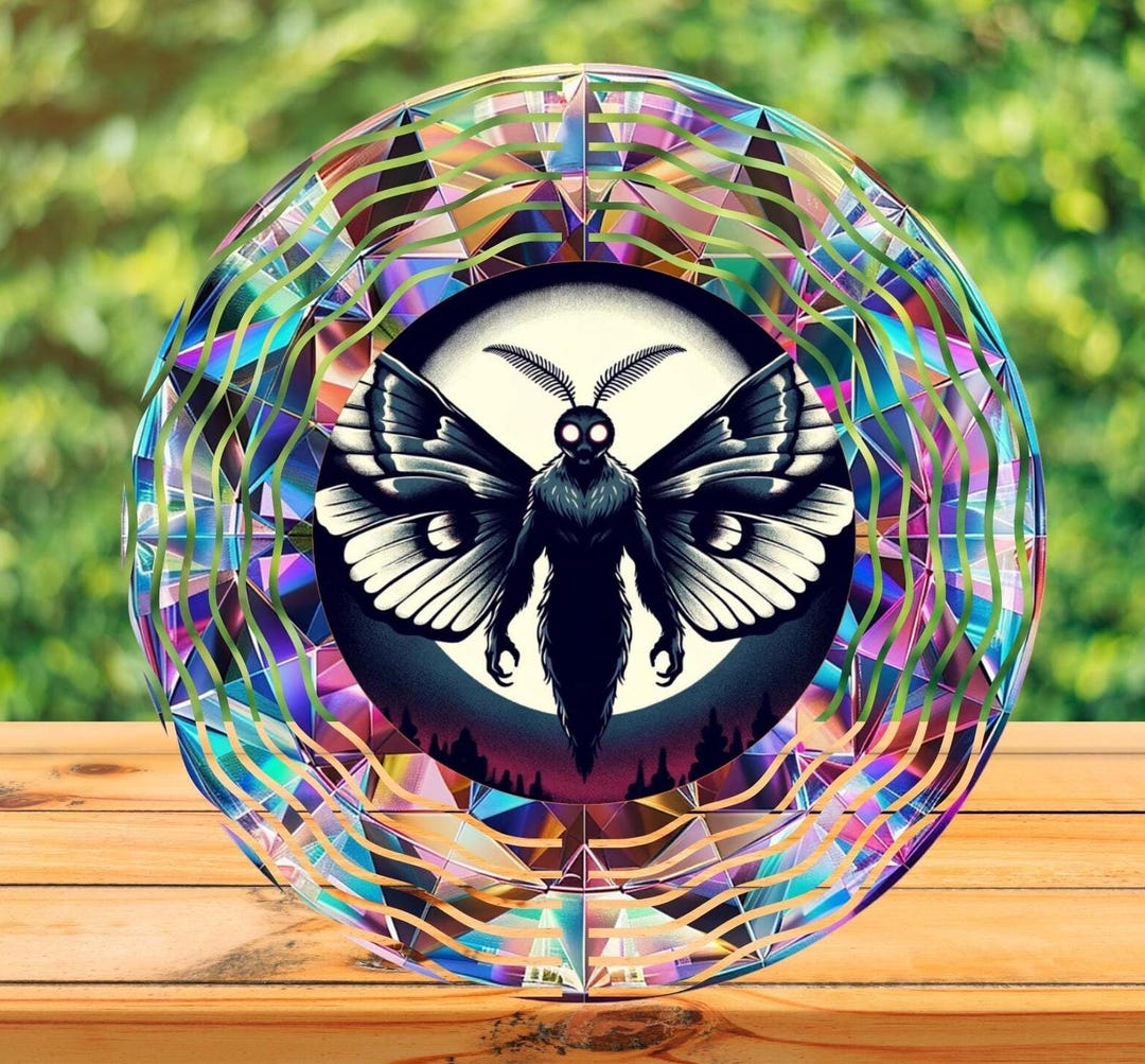 Mothman, Jersey Devil Wind Spinner, 8" Wind Spinners, Sublimation Wind ...