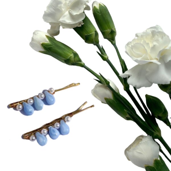 Periwinkle Hair Pin - Etsy