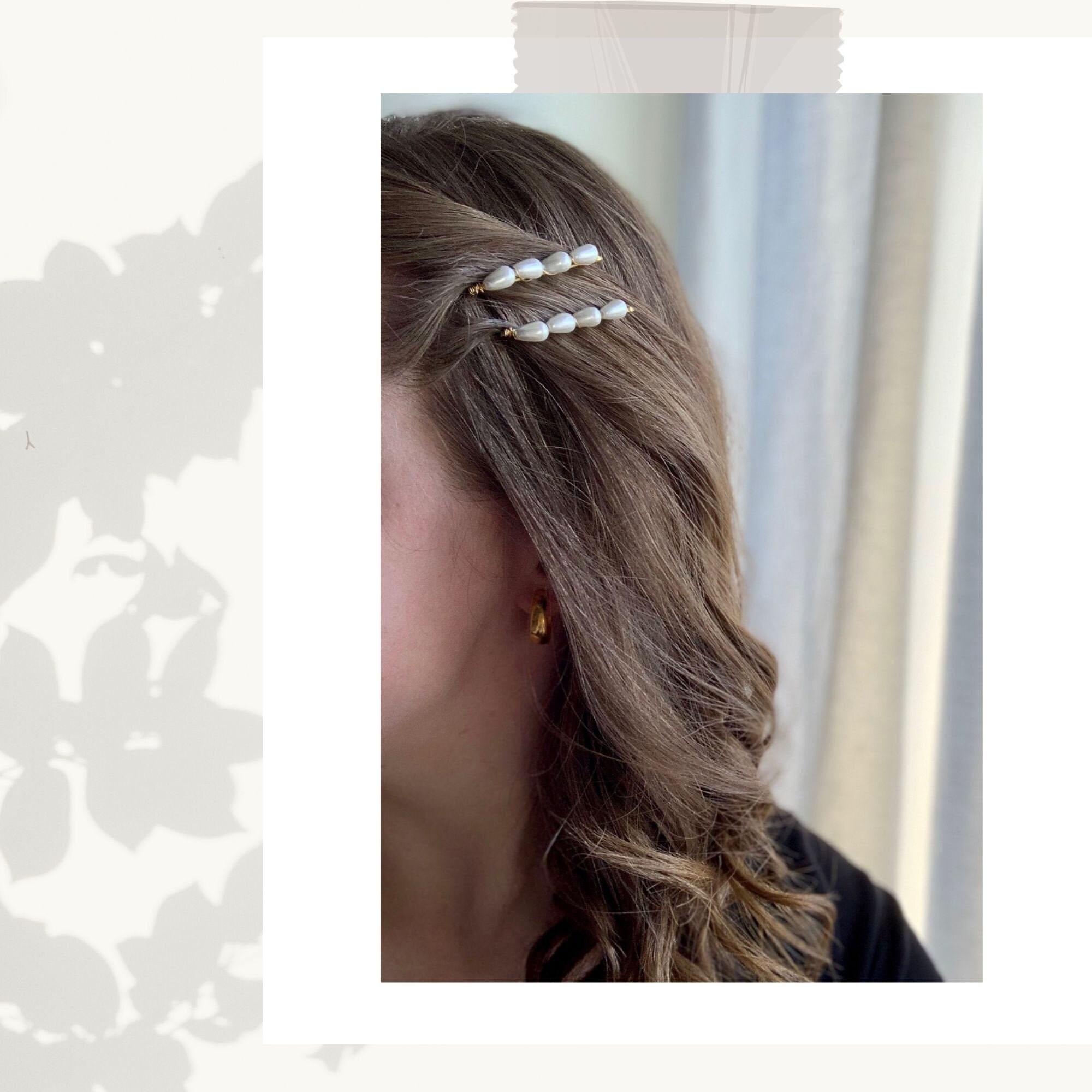 Baroque Pearls Pearl Barrettes Pearl Accessories Hair - Etsy Canada