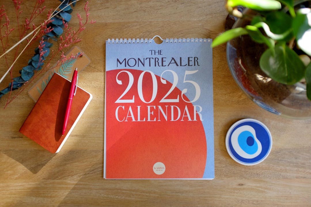 Montreal Wall Calendar 2025 EU and World Delivery Ready to Hang Office ...