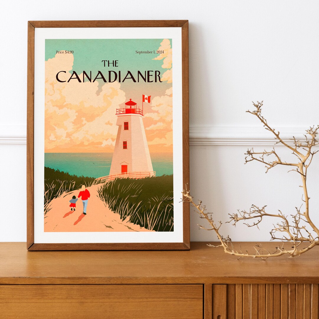 Retro New Brunswick Poster | Canada Art Print | Vintage Style | Instant ...