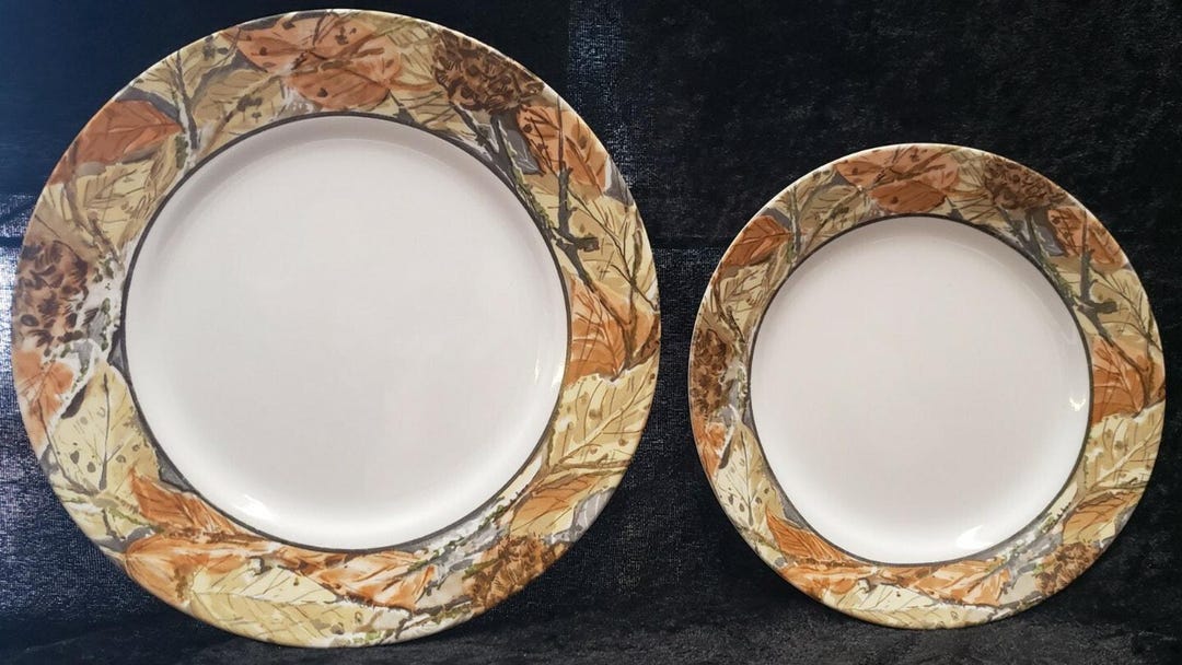 2 Corelle Camo Plates Break Chip Resist Salad & Dinner B20 - Etsy