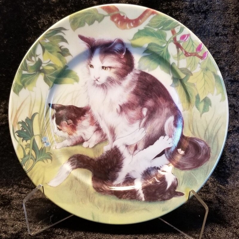 Limoges Cat - Etsy