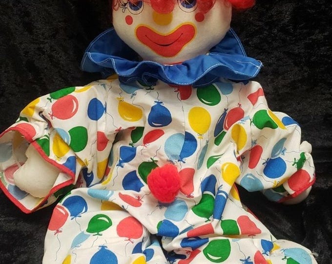 Adorable Toy Corp NYC Vintage 25" Plush Stuffed Clown B-24 - Etsy