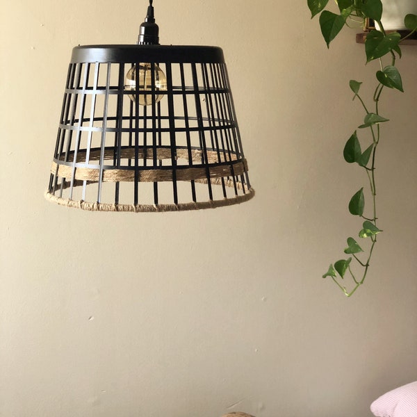 Cage Pendant Light - Etsy