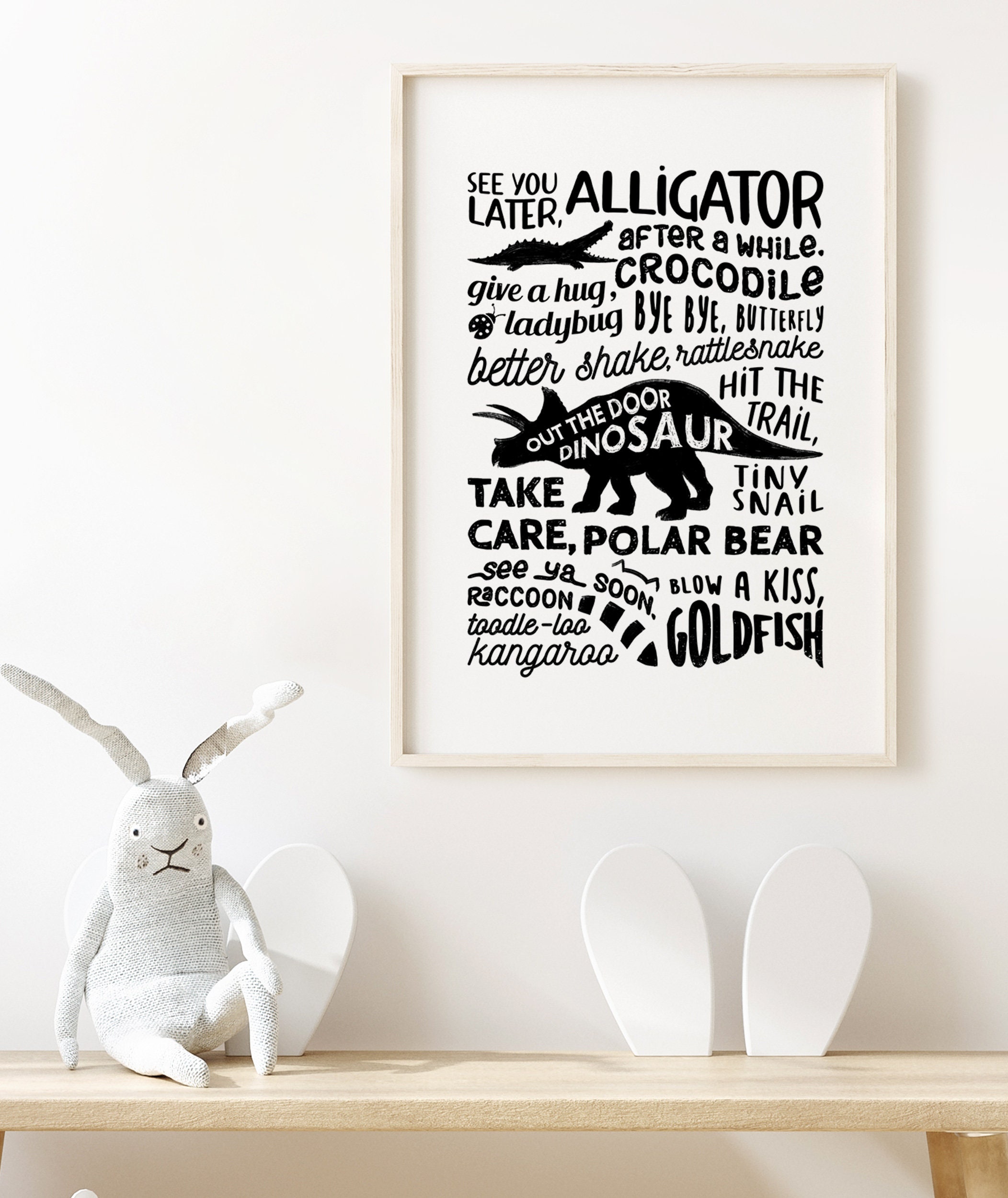 See You Later Alligator Poster Dinosaur Classroom Art - Etsy