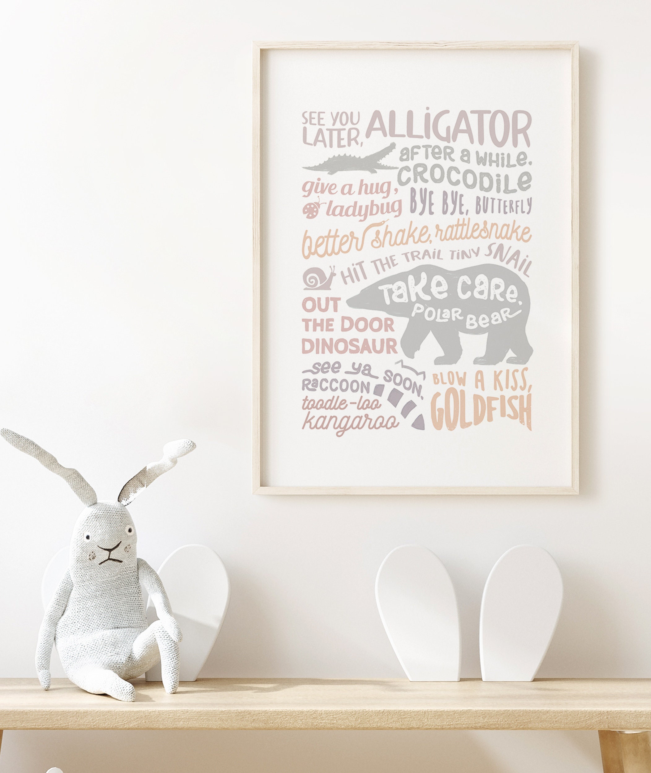 See You Later Alligator Print, After a While Crocodile Poster, Kid's ...