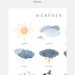 Weather Poster, Nursery Educational Print, Montessori Nursery ...