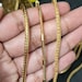 South Indian Manglasutra Chain/gold Plated Broad Chain/24" Chain/long ...