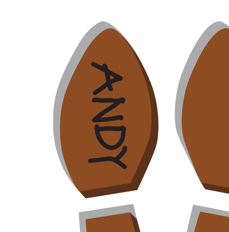 Toy Story Nursery Wall Art Woody Buzz Boots With Andy Name - Etsy