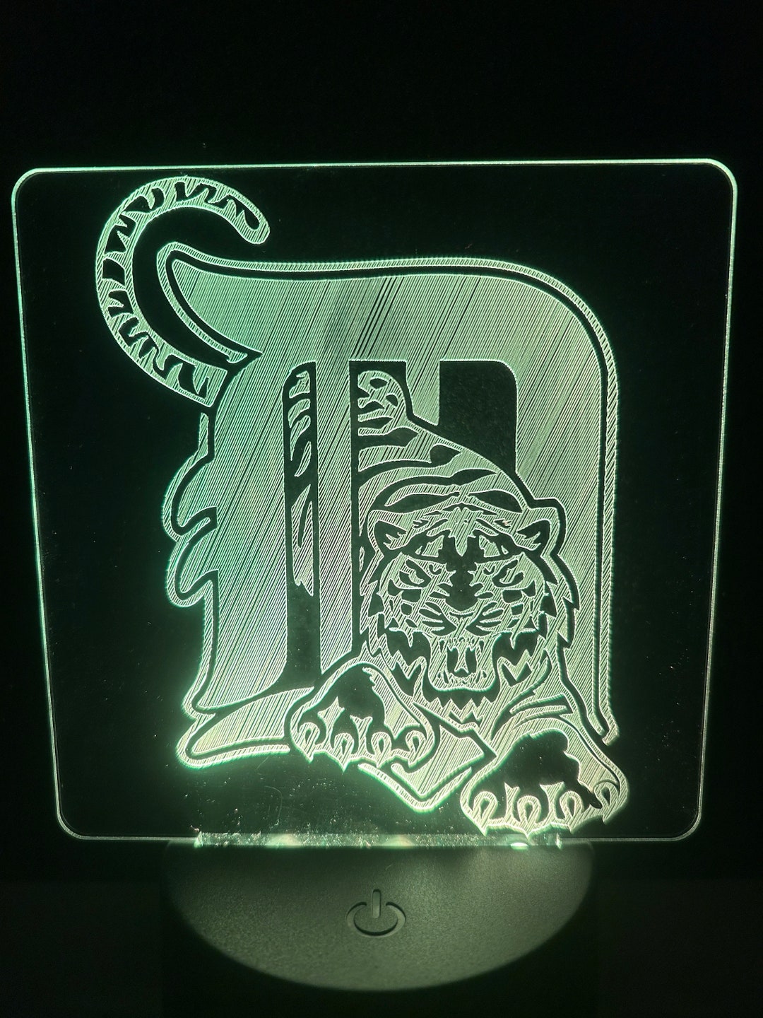 Detroit Tigers Acrylic Night Light - Etsy