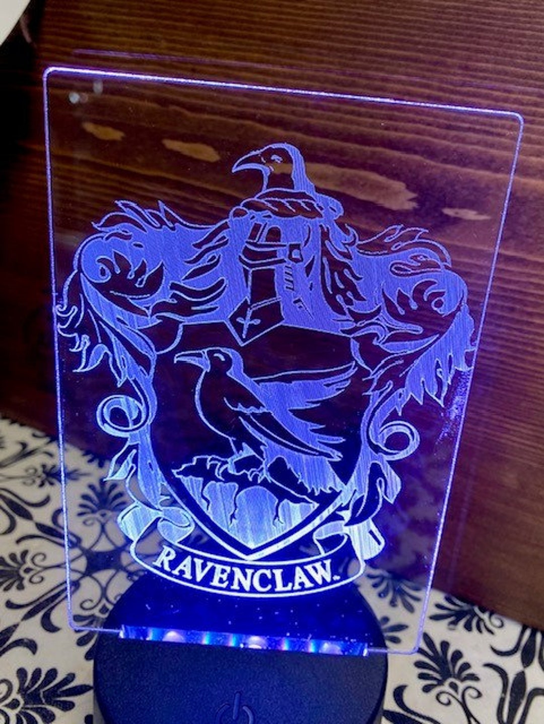 Harry Potter Ravenclaw Acrylic Night Light - Etsy