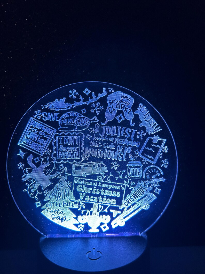 National Lampoons Christmas Vacation Movie Night Light - Etsy