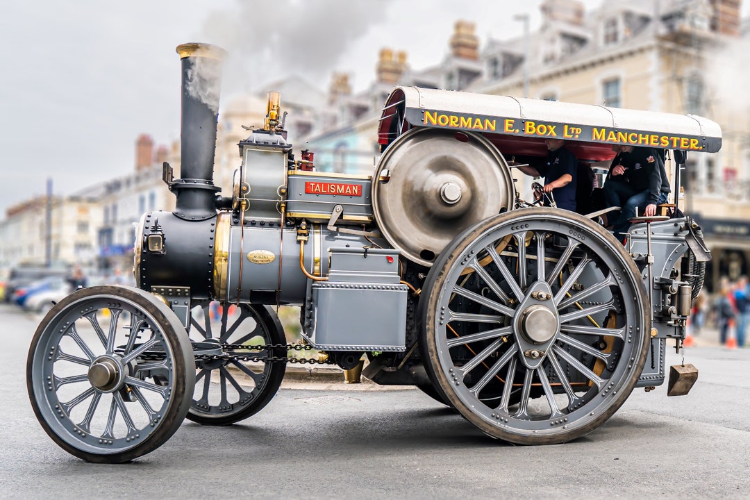 1. Vintage Traction Engine Father's Day | Birthday Card | Get Well Soon ...