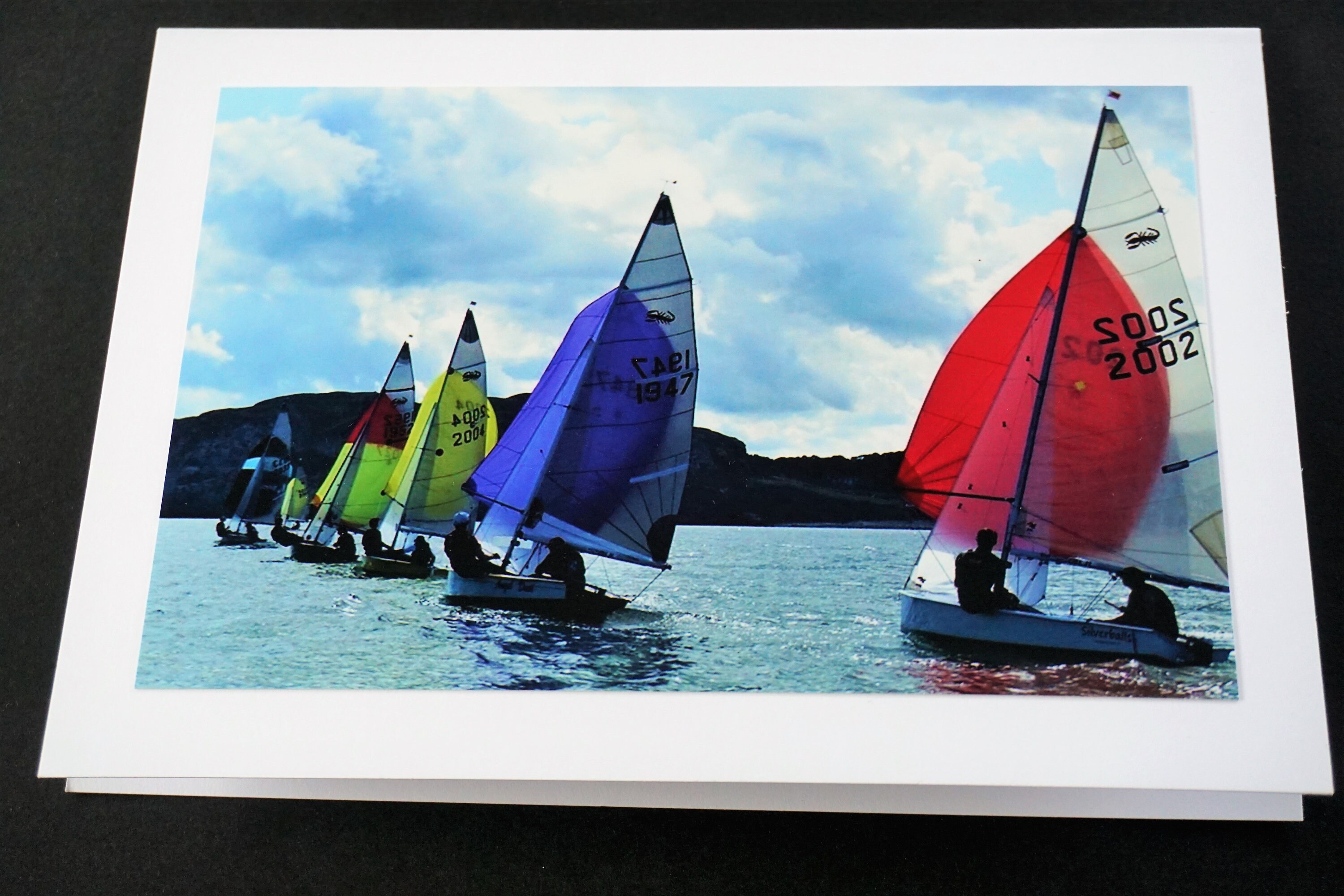 Sailing Boat Greeting Card Birthday Card Thinking Of You Etsy Uk