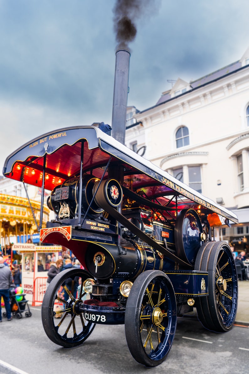 2. Vintage Steam Traction Engine Father’s Day | Birthday Card - Etsy