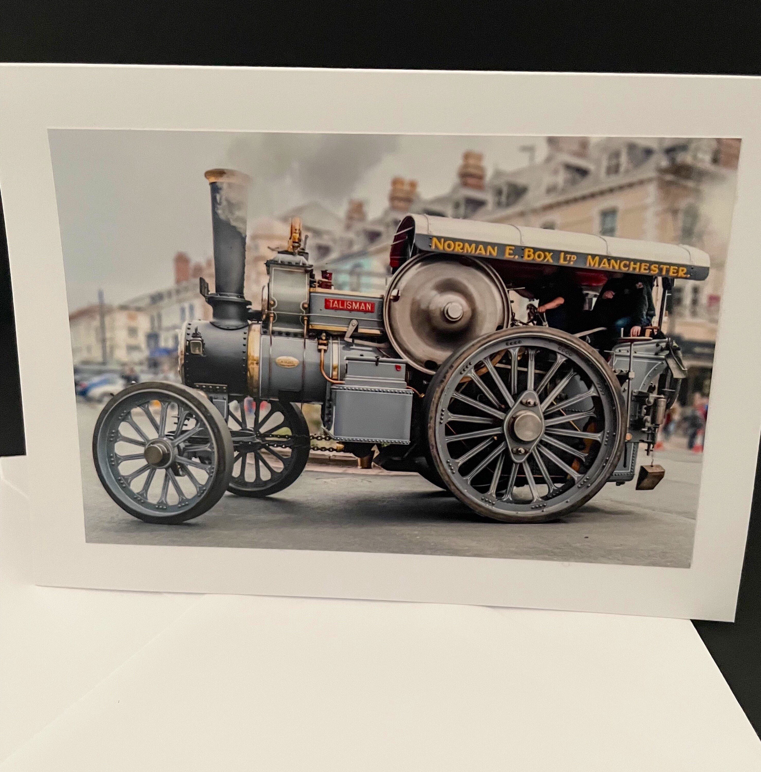 1. Vintage Traction Engine Father's Day | Birthday Card | Get Well Soon ...