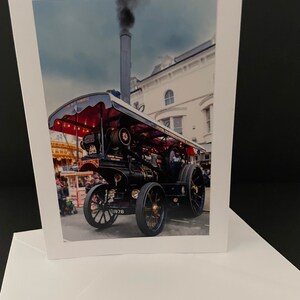 2. Vintage Steam Traction Engine Father’s Day | Birthday Card - Etsy