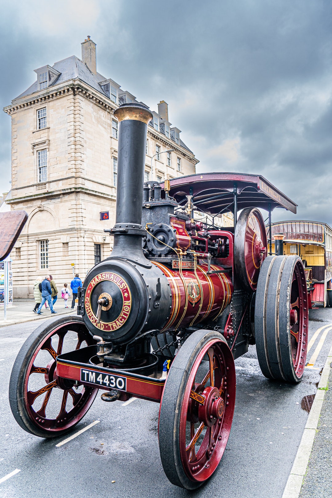 Vintage Traction Engine Birthday Card / Get Well Soon / Fathers Day ...