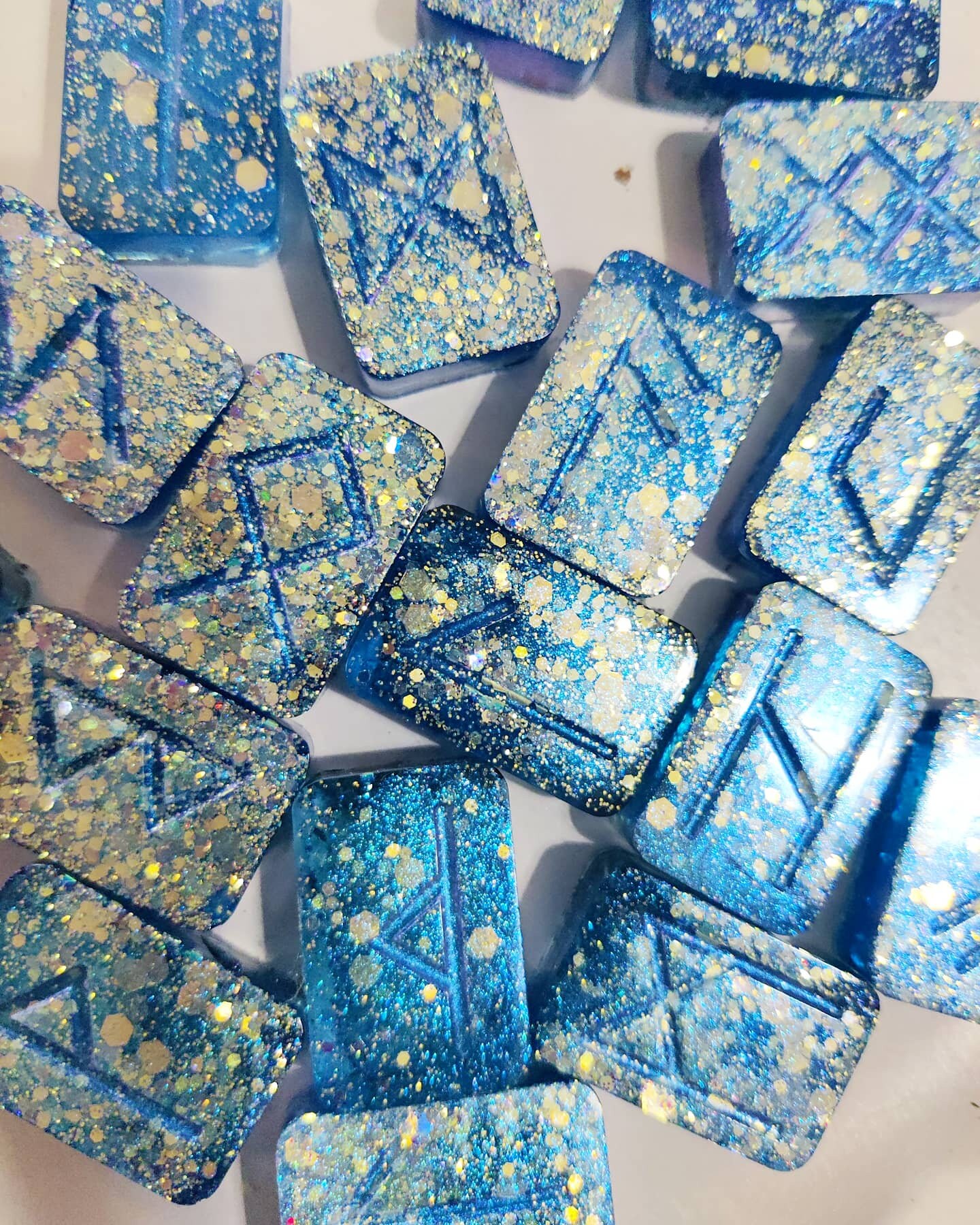 Ocean Magic Resin Rune Set - Etsy