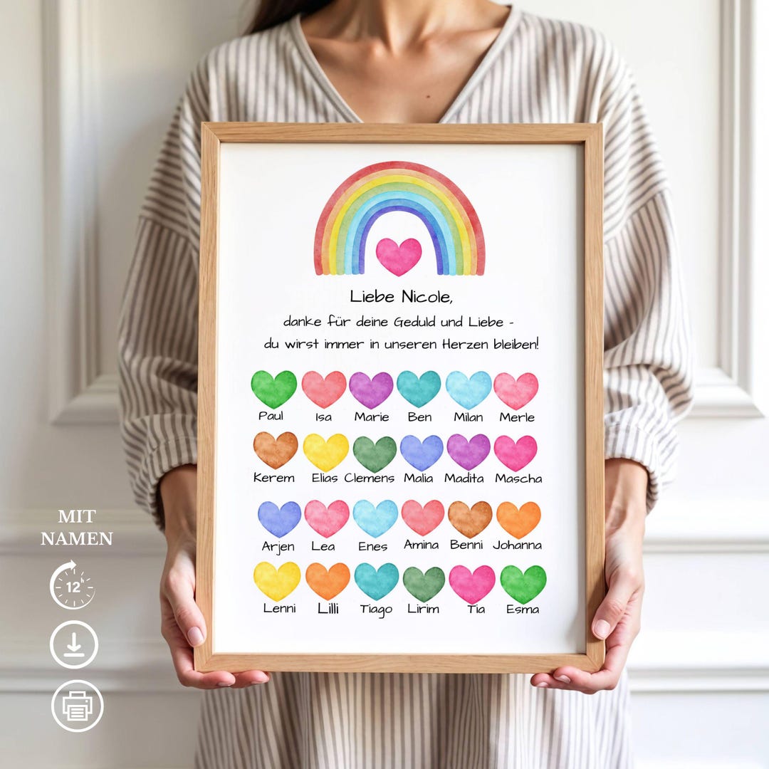 Farewell - Design to Print, Thank You for Educators, Hearts With ...