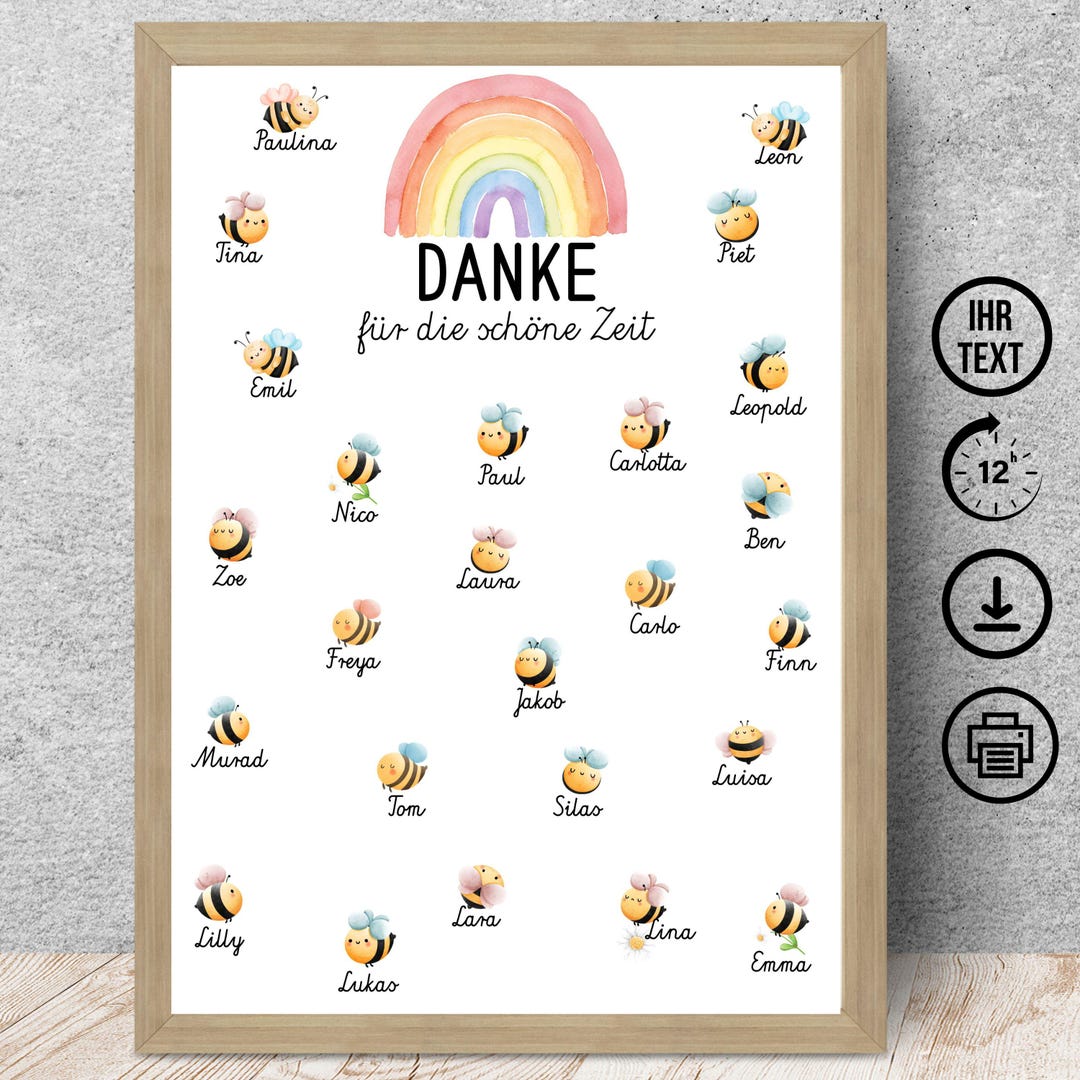 Farewell Gift for Preschool Children for Kindergarten Teachers, Daycare ...