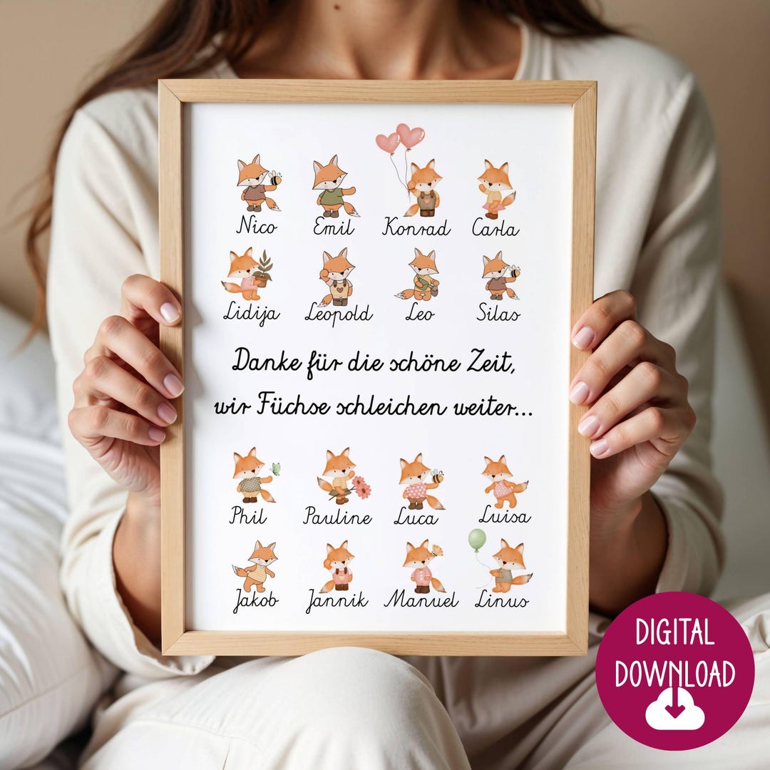 Farewell Gift for Preschool Children's Teacher, Kindergarten, Daycare ...