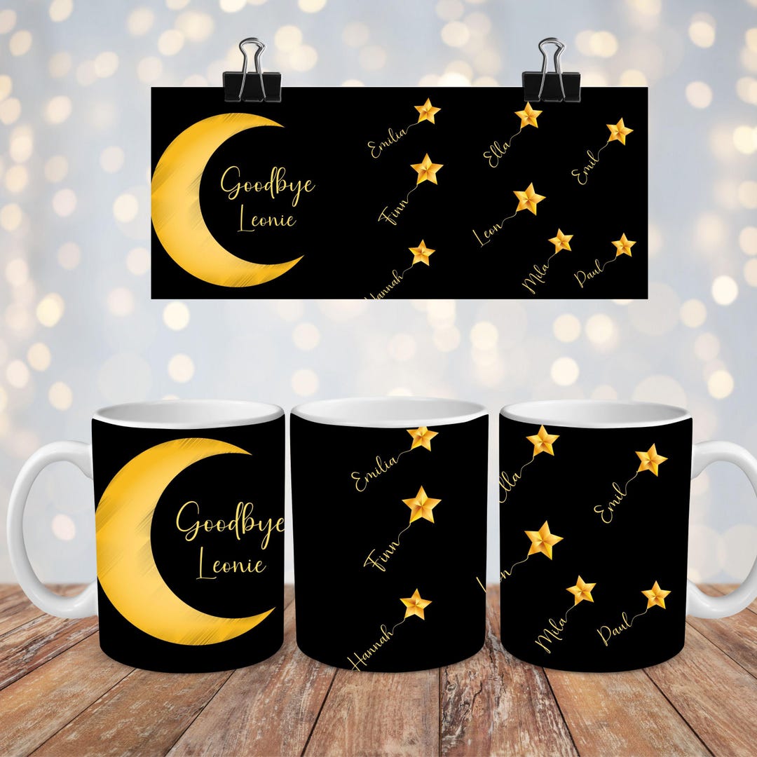 Star Gift With Name Mug, 11 / 15 Oz, Farewell Gift Children Teacher ...