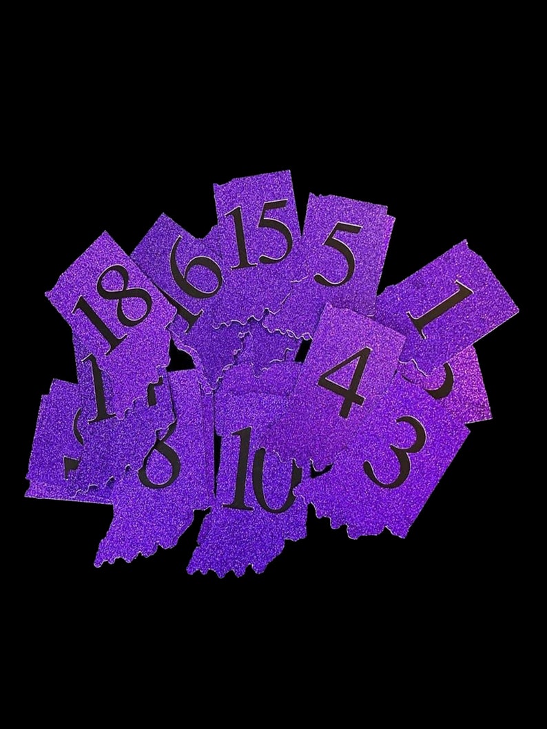 Custom Contestant #'s | Pageant Supplies | Magnetic Contestant #'s ...