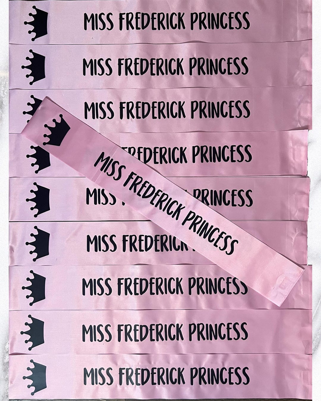 Child Custom Satin Sash: Personalized Pageant, Birthday, Prom - Etsy