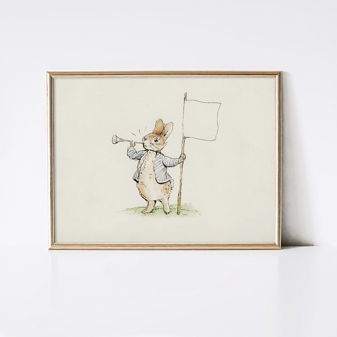 Vintage Peter Rabbit Sketch, Nursery Art Printable, Vintage Book ...