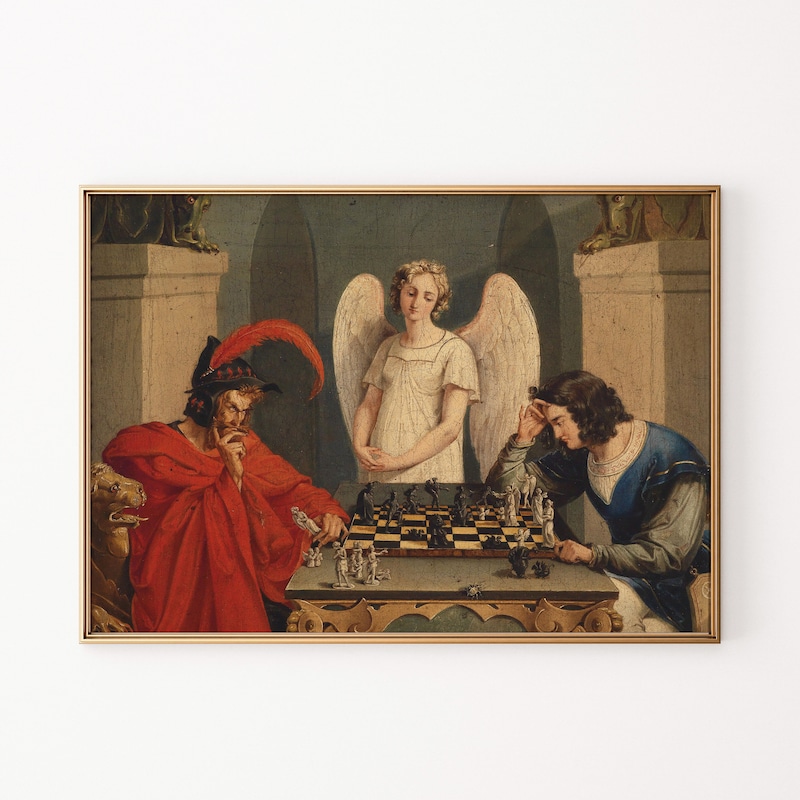 Checkmate Painting Prints - Etsy