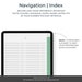 30-tab Digital Notebooks: Lined, Plain, Half-lined (PDF) - Etsy