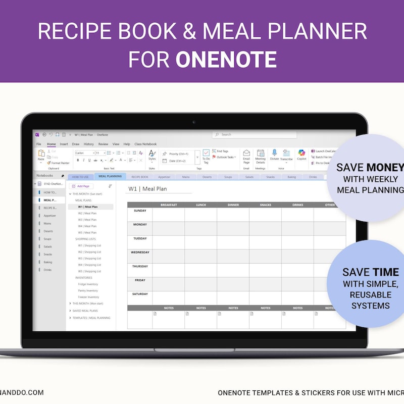 Recipe Organizer - Etsy
