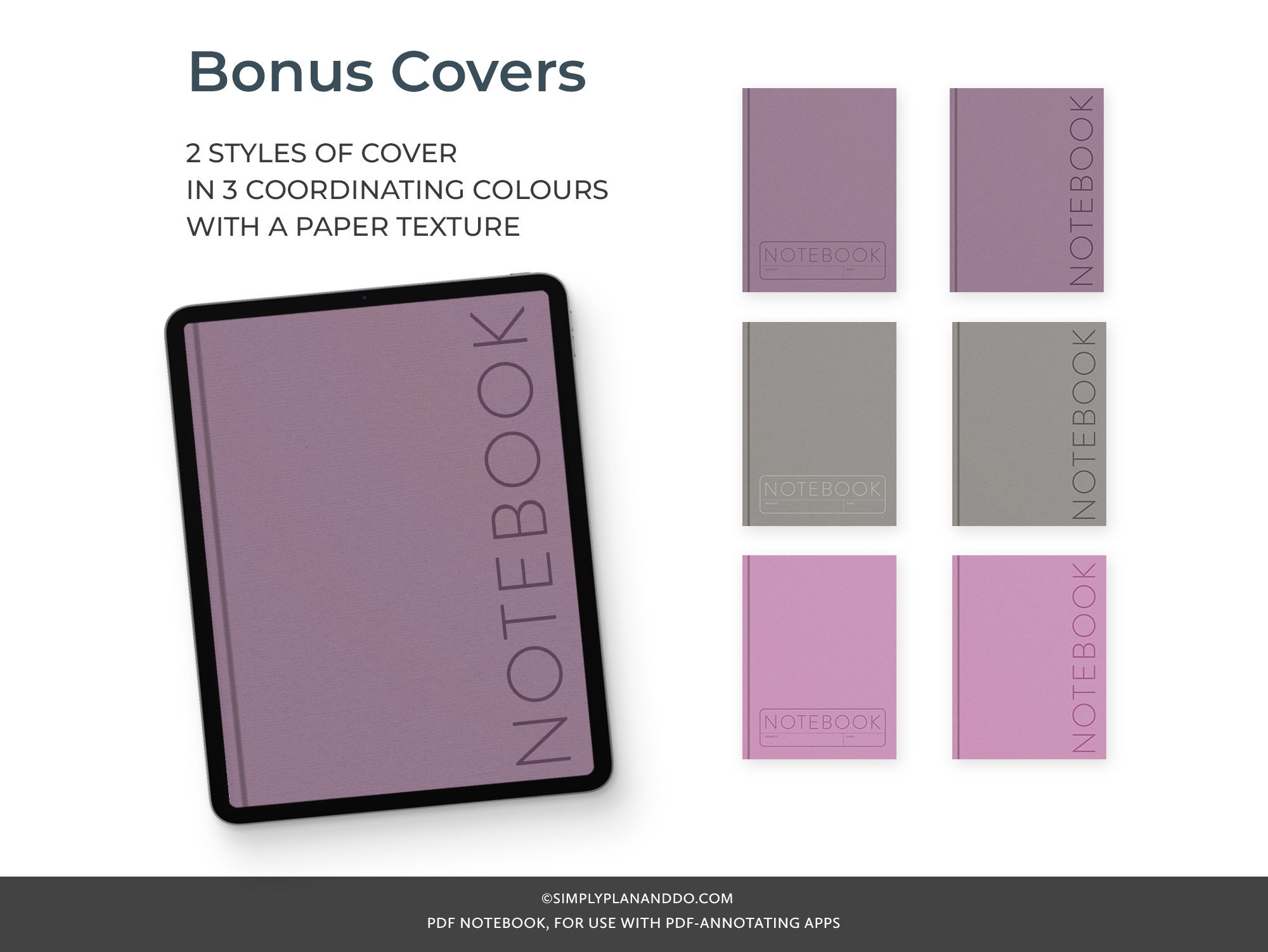 3 X 30-tab 15-sub Tab Digital Notebooks | With 15 Subtabs | Grid, Dot ...