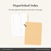 A-to-z Grid Hyperlinked Digital Notebook | Index & Page Templates ...