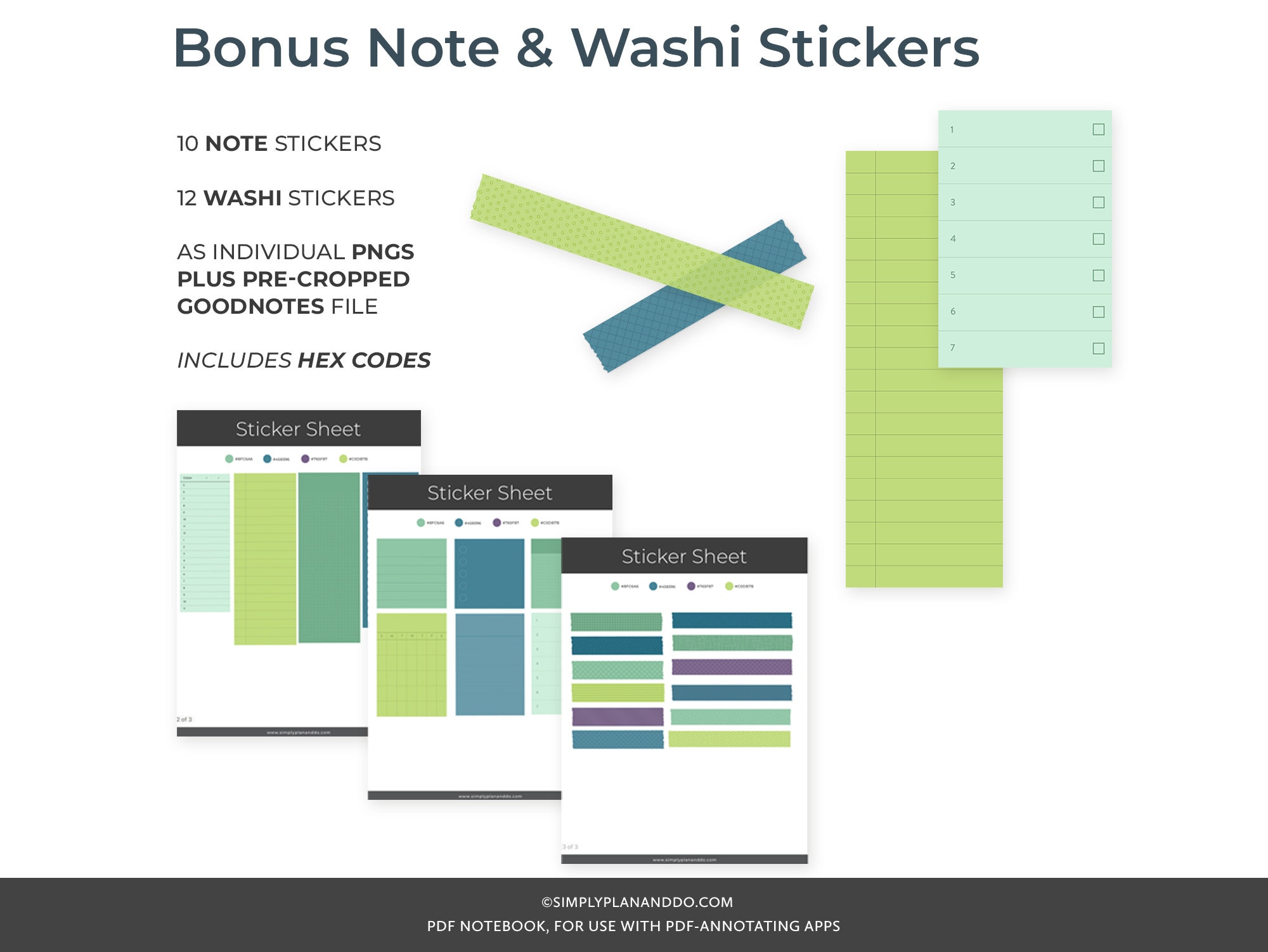 30-tab Digital Notebooks: Lined, Plain, Half-lined (PDF) - Etsy