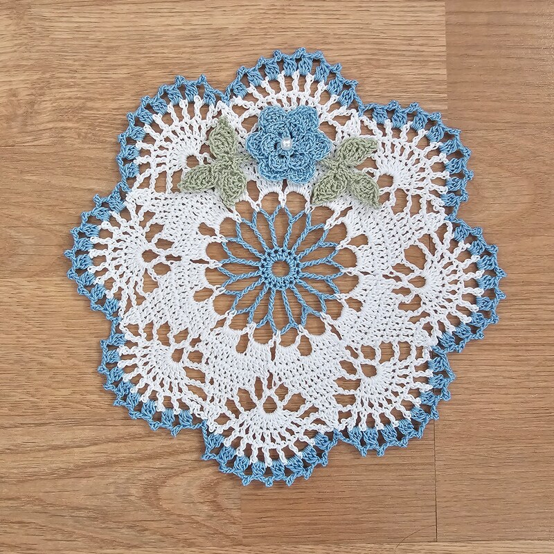Blue Doilies - Etsy