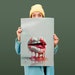 Wallpaper Set, Liquid Drop Lips Mouth, Organizational Art, Poster, 3D ...