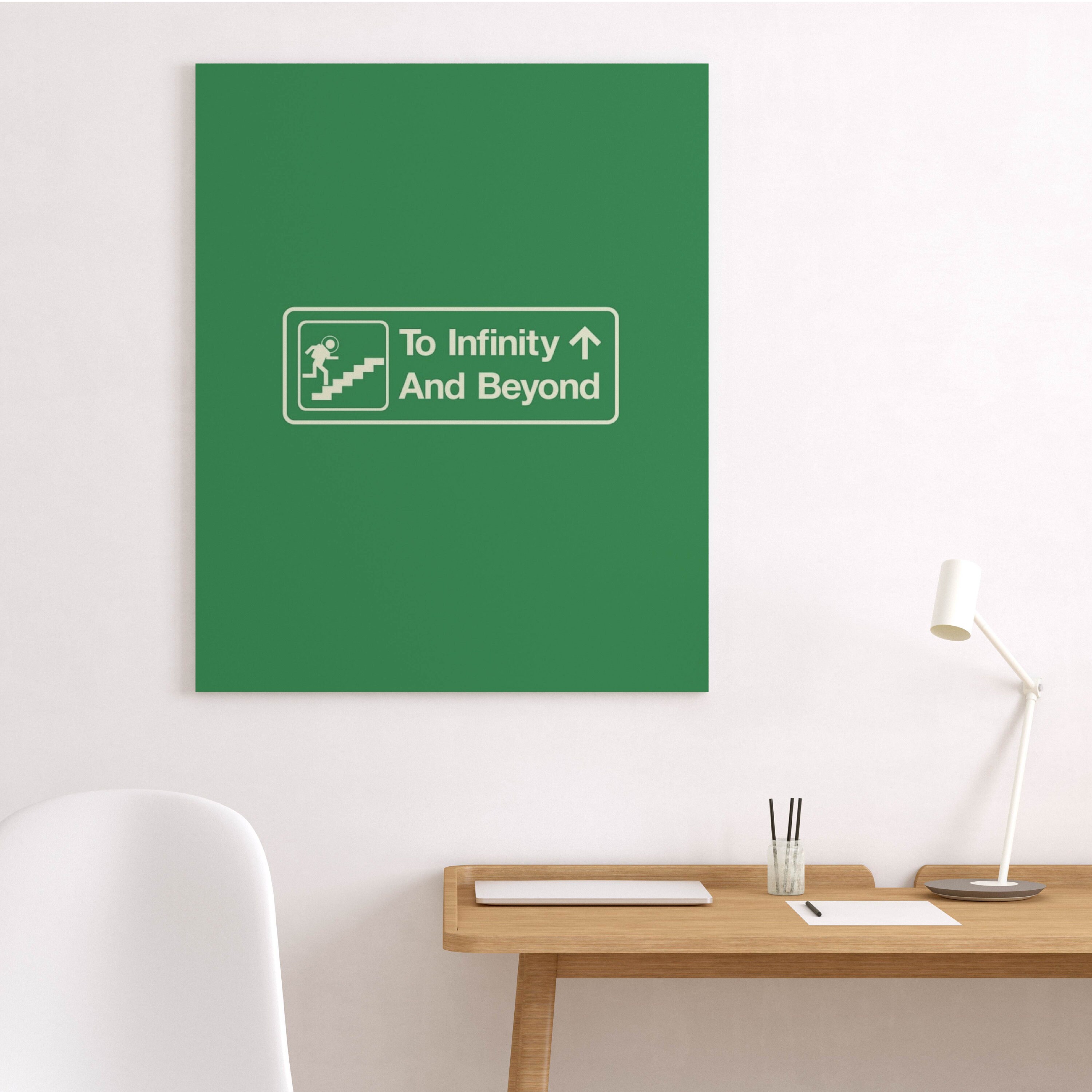Toy Story Movie Poster Buzz Lightyear Infinity and Beyond - Etsy