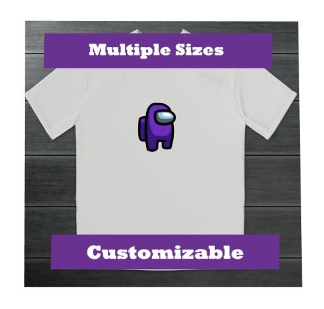 Purple Among Us Heat Transfer Vinyl | Iron on Decal | Customizable ...