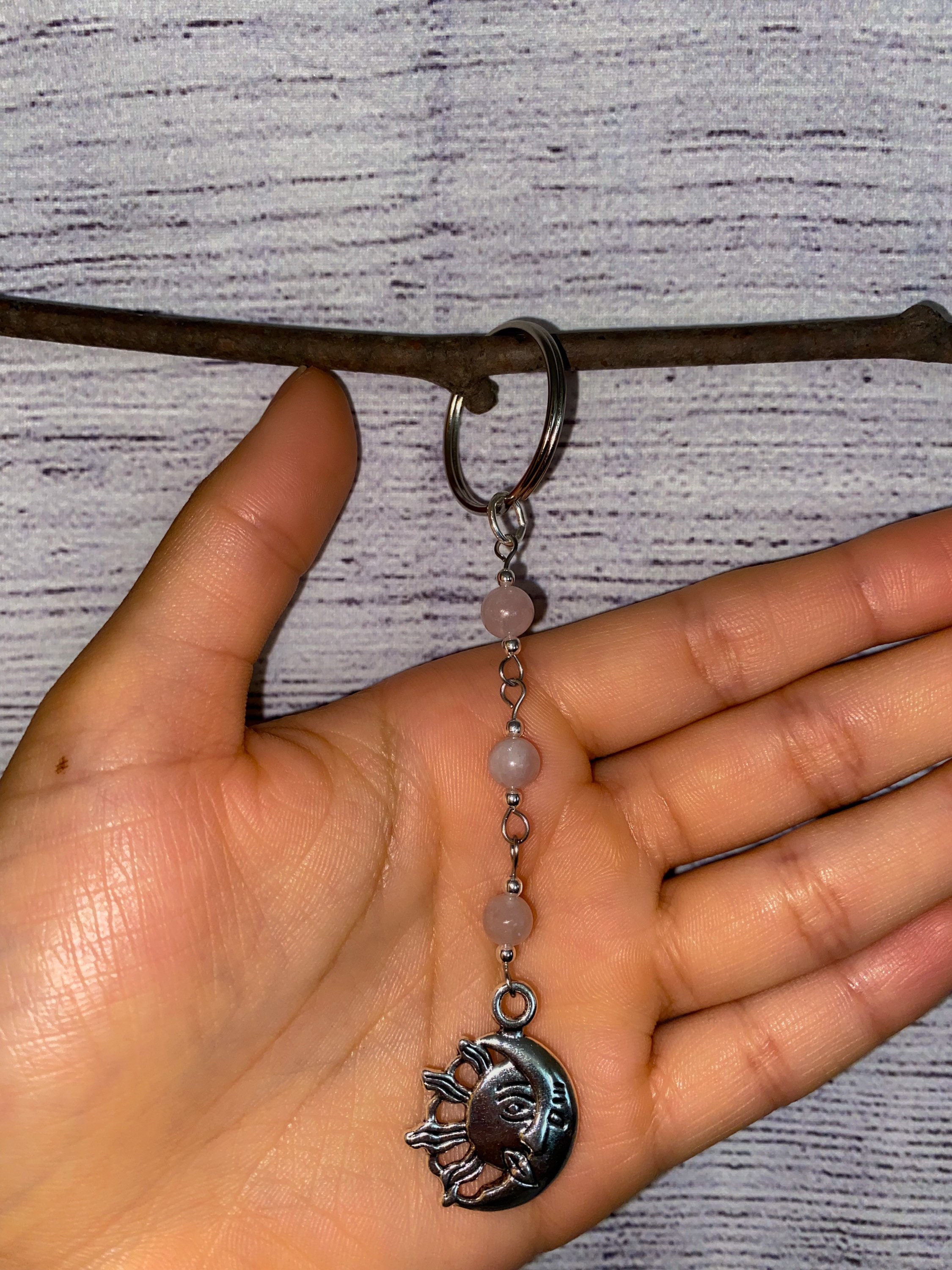 Keychain Gemstone Keychain Crystal Keychain Trendy | Etsy