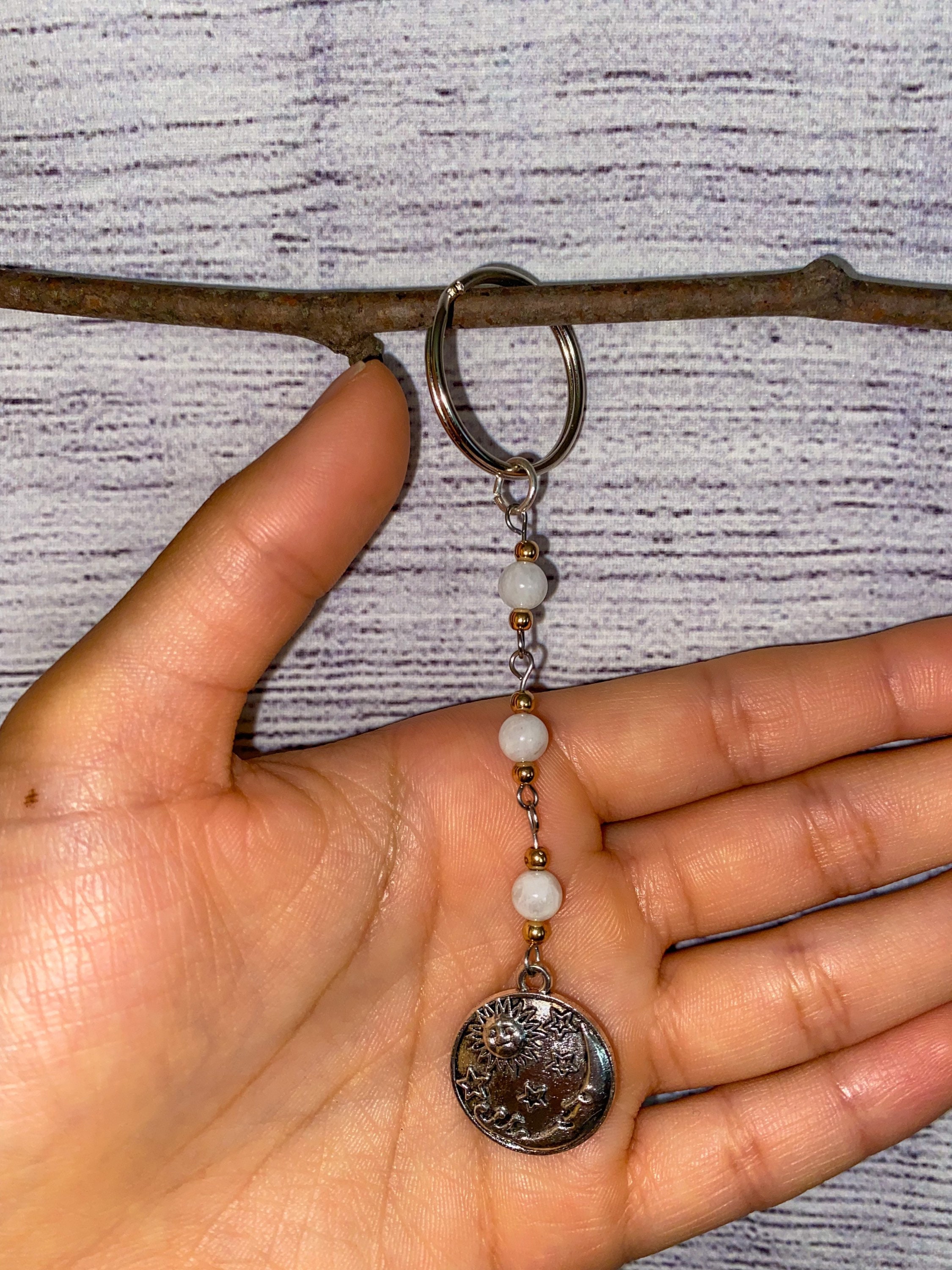 Keychain Gemstone Keychain Crystal Keychain Trendy - Etsy