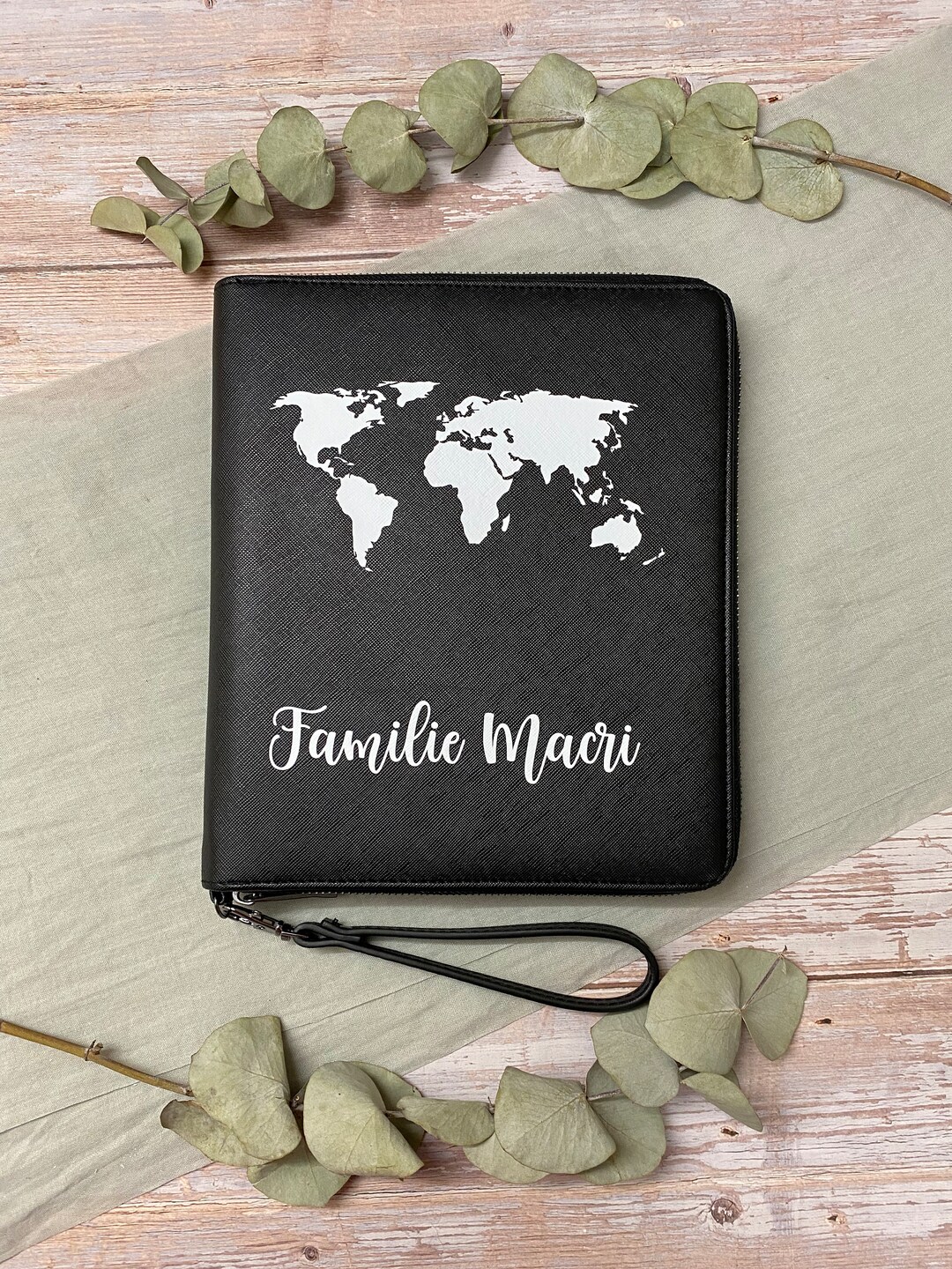 Personalized World Map Organizer | Travel | Family | Travel Documents ...