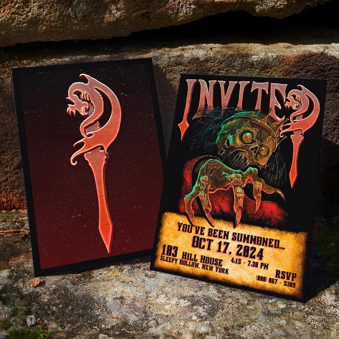 Editable Daggerfall RPG Invitation Template | Digital Invite | 90s ...