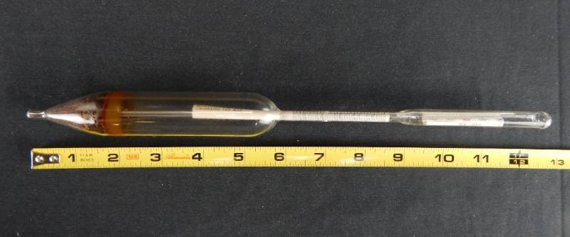 Rare Vintage Quevenne Lactometer by Kimble K Glass Company 20 to 37 ...