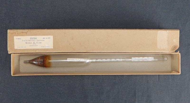 Rare Vintage Quevenne Lactometer by Kimble K Glass Company 20 to 37 ...