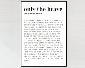 Brave Lyrics - Etsy