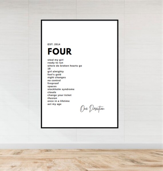 One Direction New Album Four Tracklist